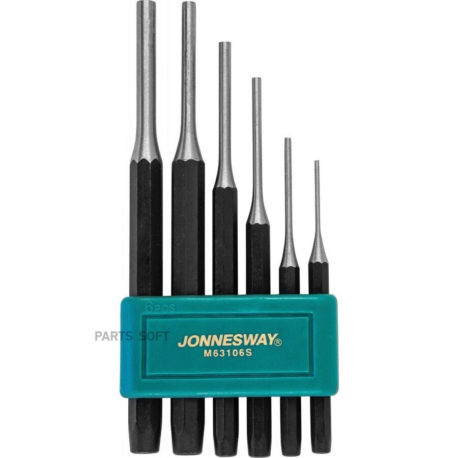 M63106S Набор выколоток, 6 предметов от официального дистрибьютора, JONNESWAY, артикул M63106S