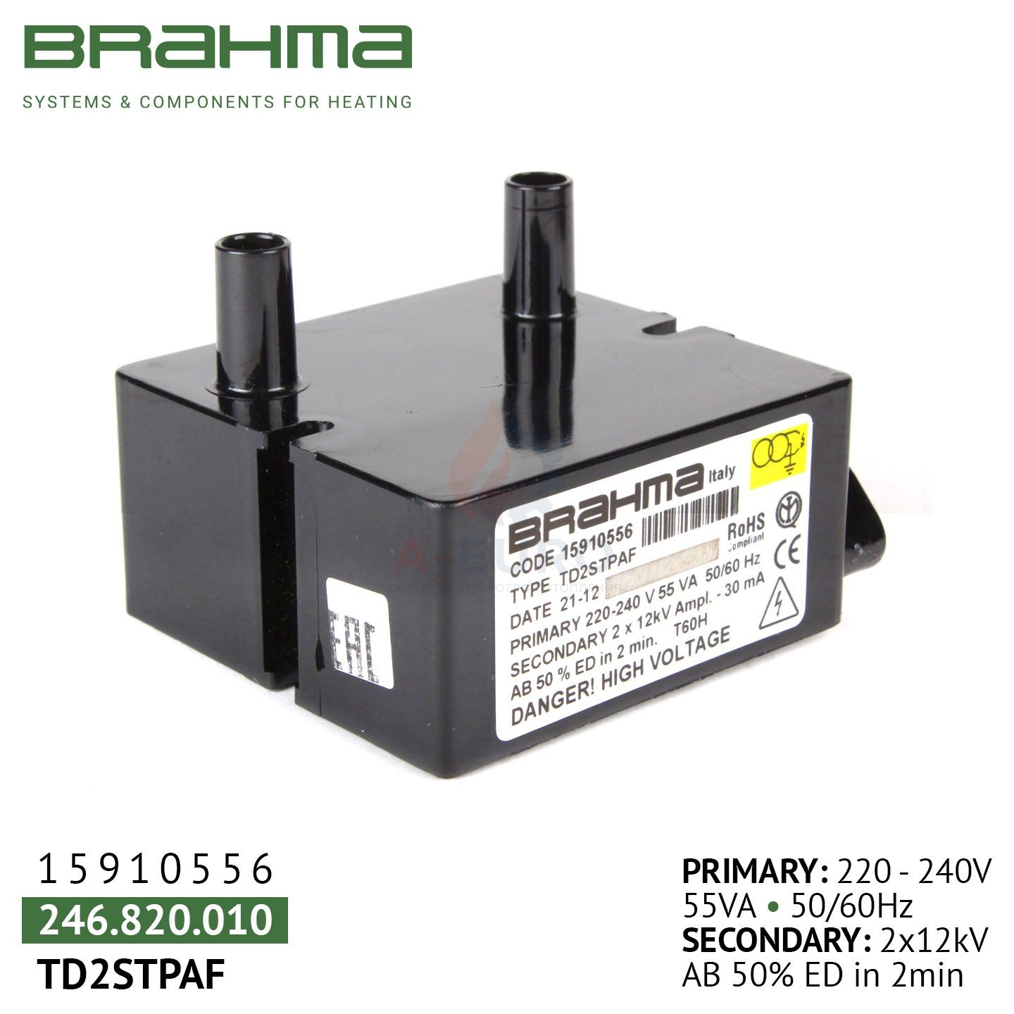 Трансформатор Brahma TD2STPAF, 15910556