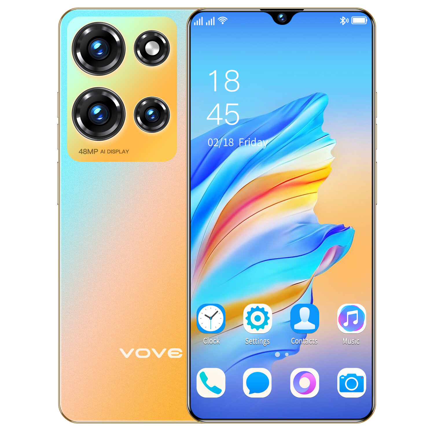 Новый смартфон Note30i, 2 SIM, поддержка сети 5G, Android 13, HD-экран 6.74 дюйма, ОЗУ 16 ГБ, ПЗУ 1024 ГБ