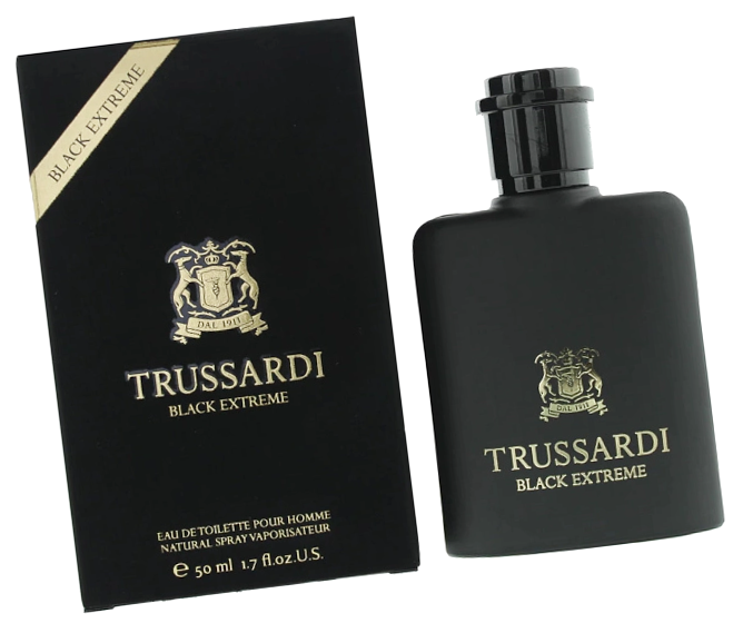 Мужская парфюм Trussardi Black Extreme 50 мл / Труссарди Блэк Экстрим Extreme