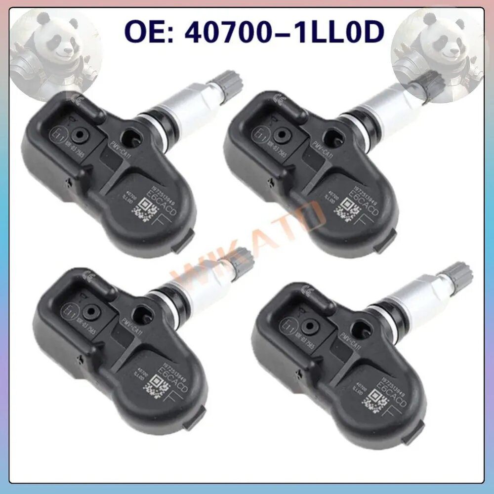 4 шт. Датчик давления в шине 407001LL0D PMV-CA11 для 2011 Nissan Infiniti M Series 40700-1LL0D TPMS 433МГц
