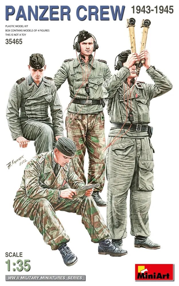 Miniart 35465 1/35 Экипаж бронетранспортеров 1943-1945 Солдаты модель военная техника
