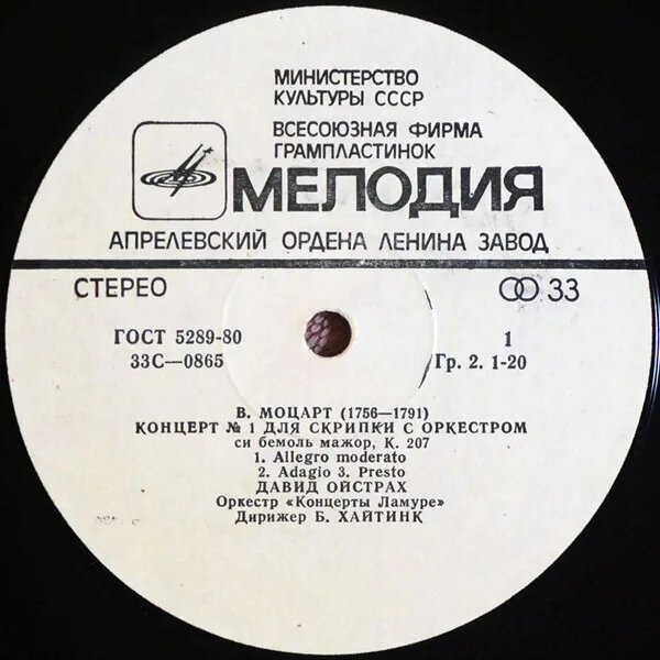 Concerto No. 1 For Violin And Orchestra / Concerto For Violin And Orchestra
