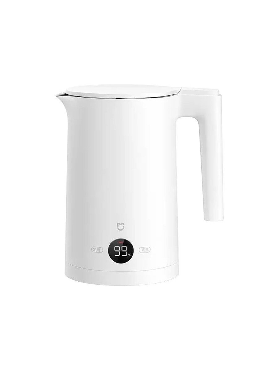 Электрический чайник Mijia Smart Kettle 2 MJHWSH03YM, 1.5 л, белый, с дисплеем и выбором температуры