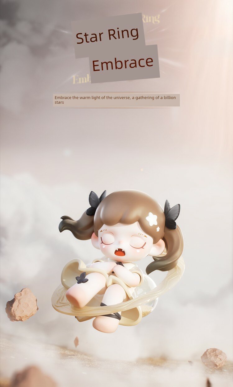 TNTSPACE Zoraa Memory Star River Series Звездное кольцо объятия Слепая коробка фигурка, случайный выбор