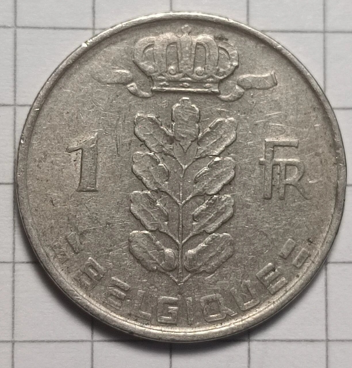 1 франк Бельгия 1956