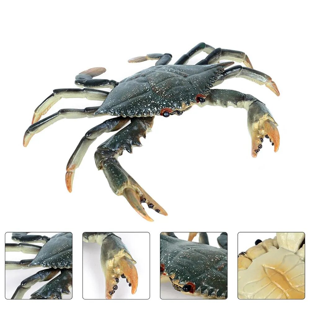 Морская Животная Фигура, Краб, Для Улучшения Окружения Аквариума, Пластик, 1 Комплект