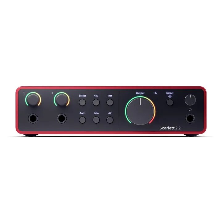 Внешняя звуковая карта Focusrite Scarlett 2i2, студийная запись звука