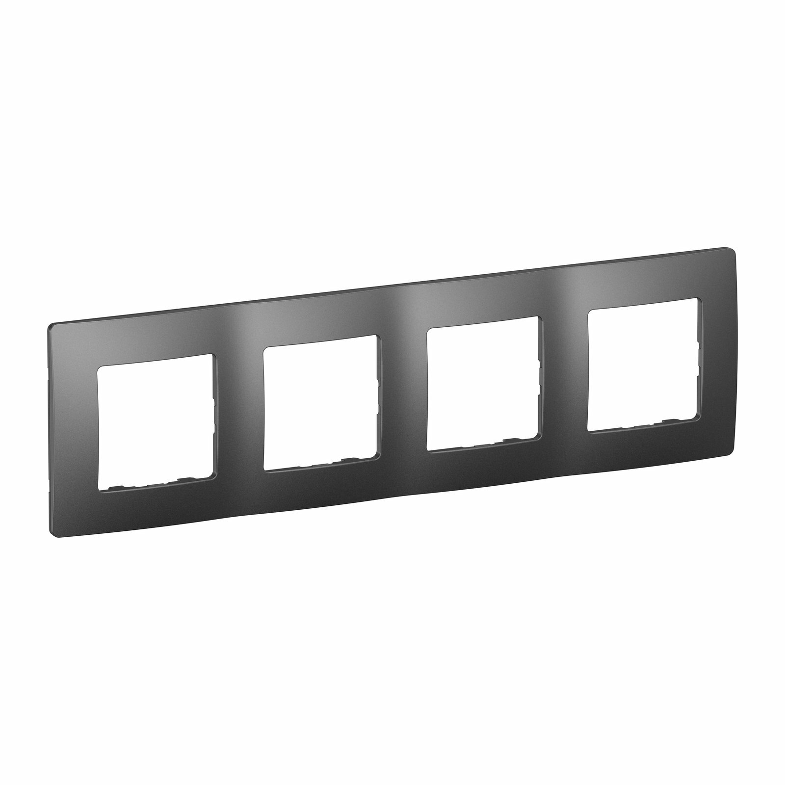 Рамка 4 поста антрацит, Etika, Legrand (IEK), арт. 6725841 (бывший 672584)