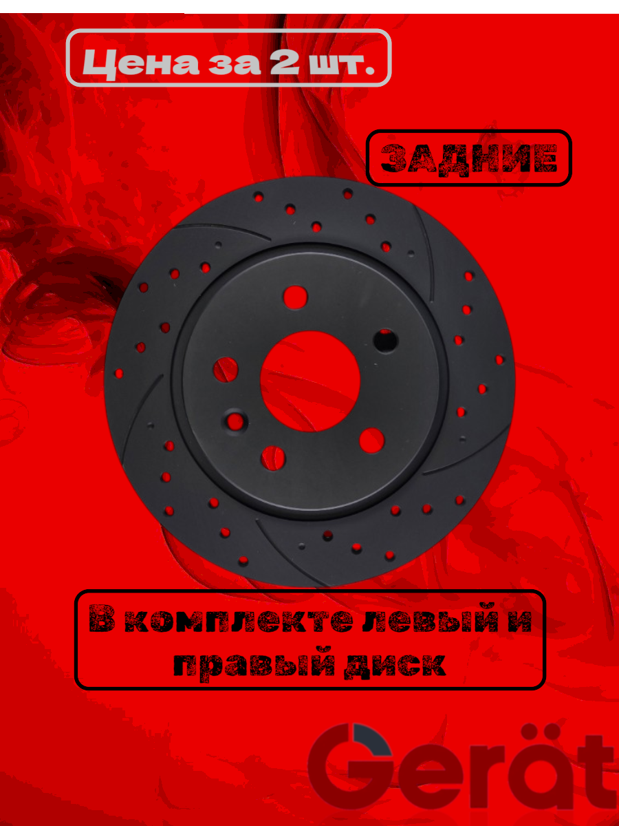 Тормозные диски R322W (задние) Performance