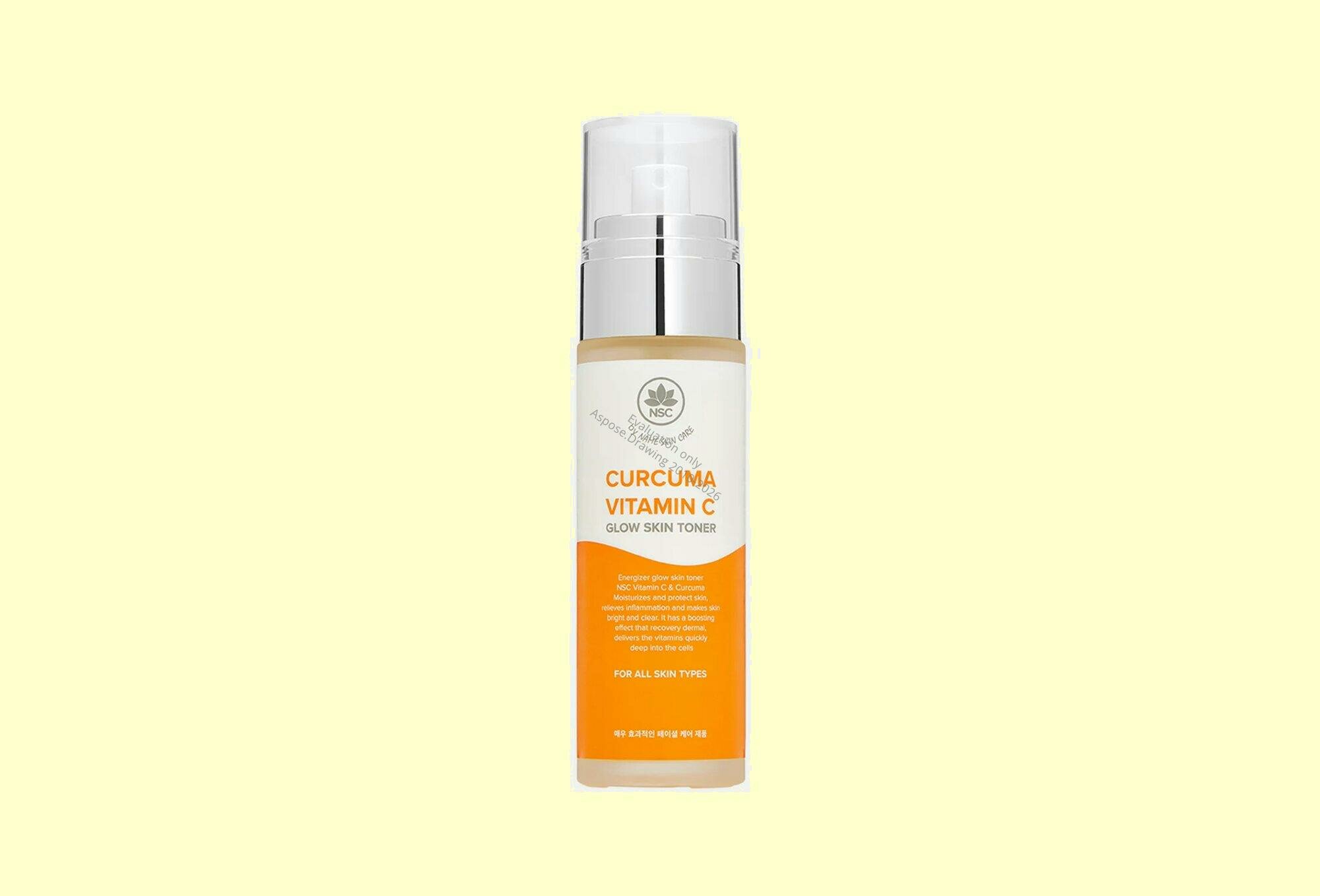 Ухаживающий тонер сияние кожи Name Skin Care Vitamin C & Curcuma Toner Glow skin, 100 мл