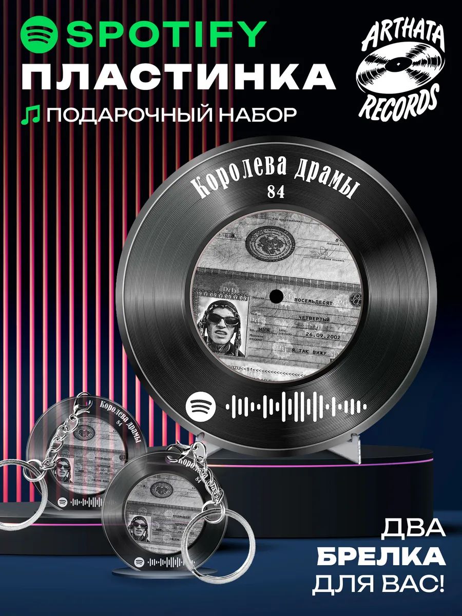 Постер спотифай 84, брелоки 84 - Королева драмы