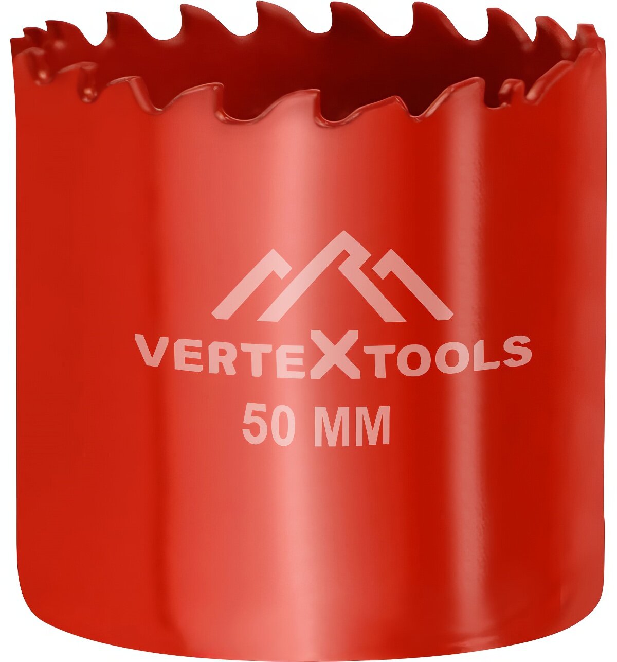 Коронка биметаллическая по металлу 50 мм vertextools 2525-50