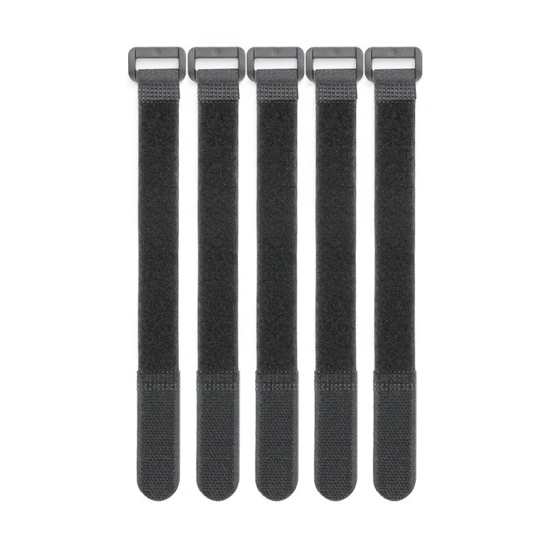 5 шт. регулируемые нейлоновые стяжки для кабелей черные 20 x200mm, Black x 5pcs