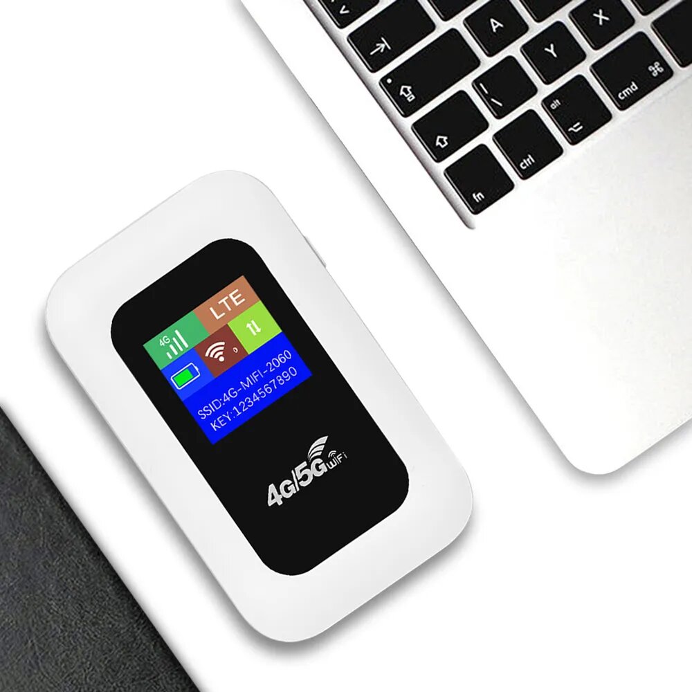 4G MiFi-маршрутизатор MF800B с цветным LCD-дисплеем и аккумулятором 2100 мА ч