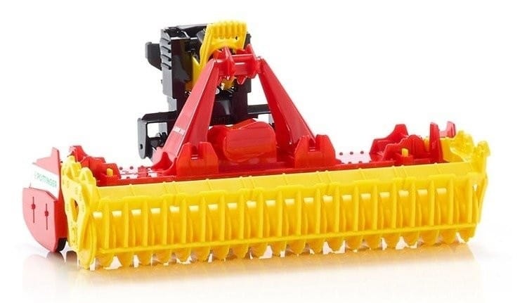 Игрушечная машинка Bruder ротационная борона Potinger Lion 3002, масштаб 1/16, зеленый