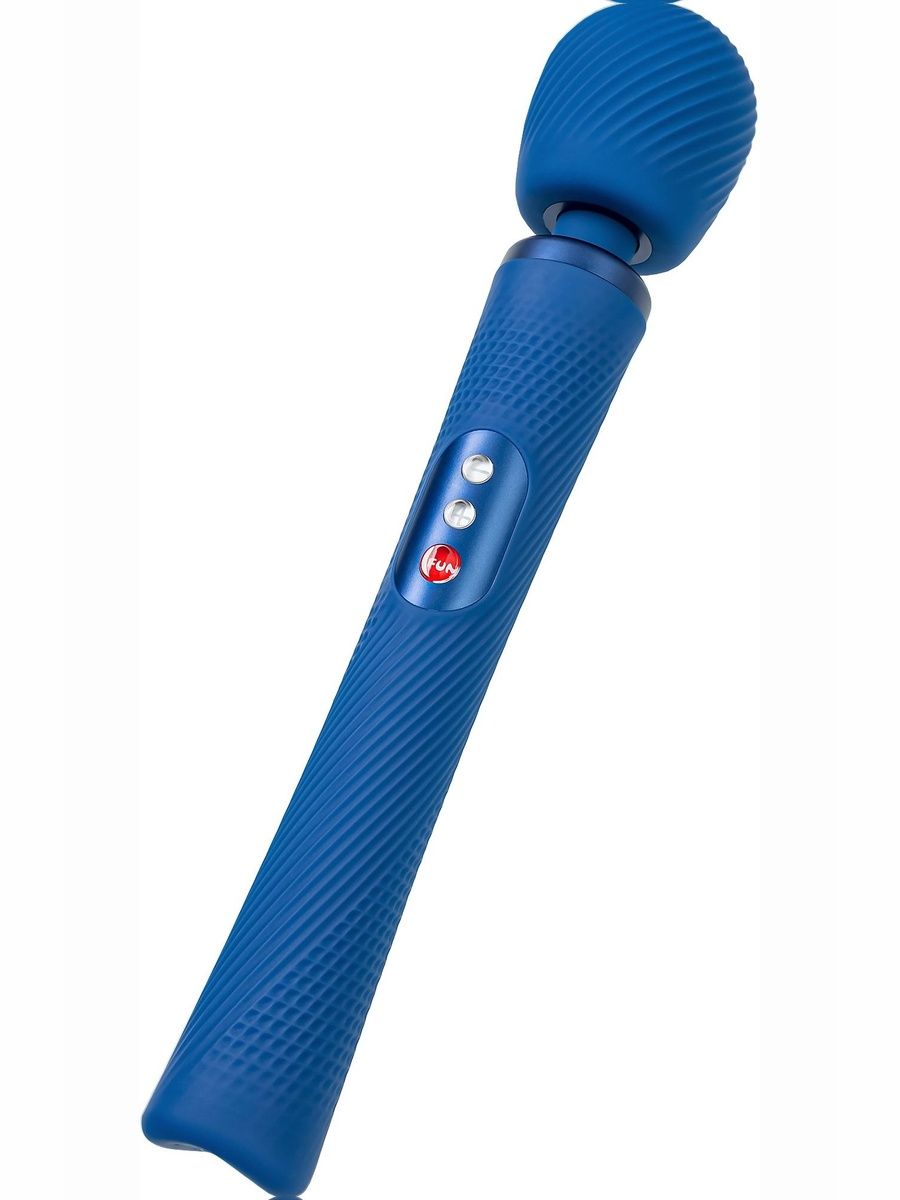 Мощный вибромассажер для женщин Fun Factory VIM VIBRATING WAND, синий