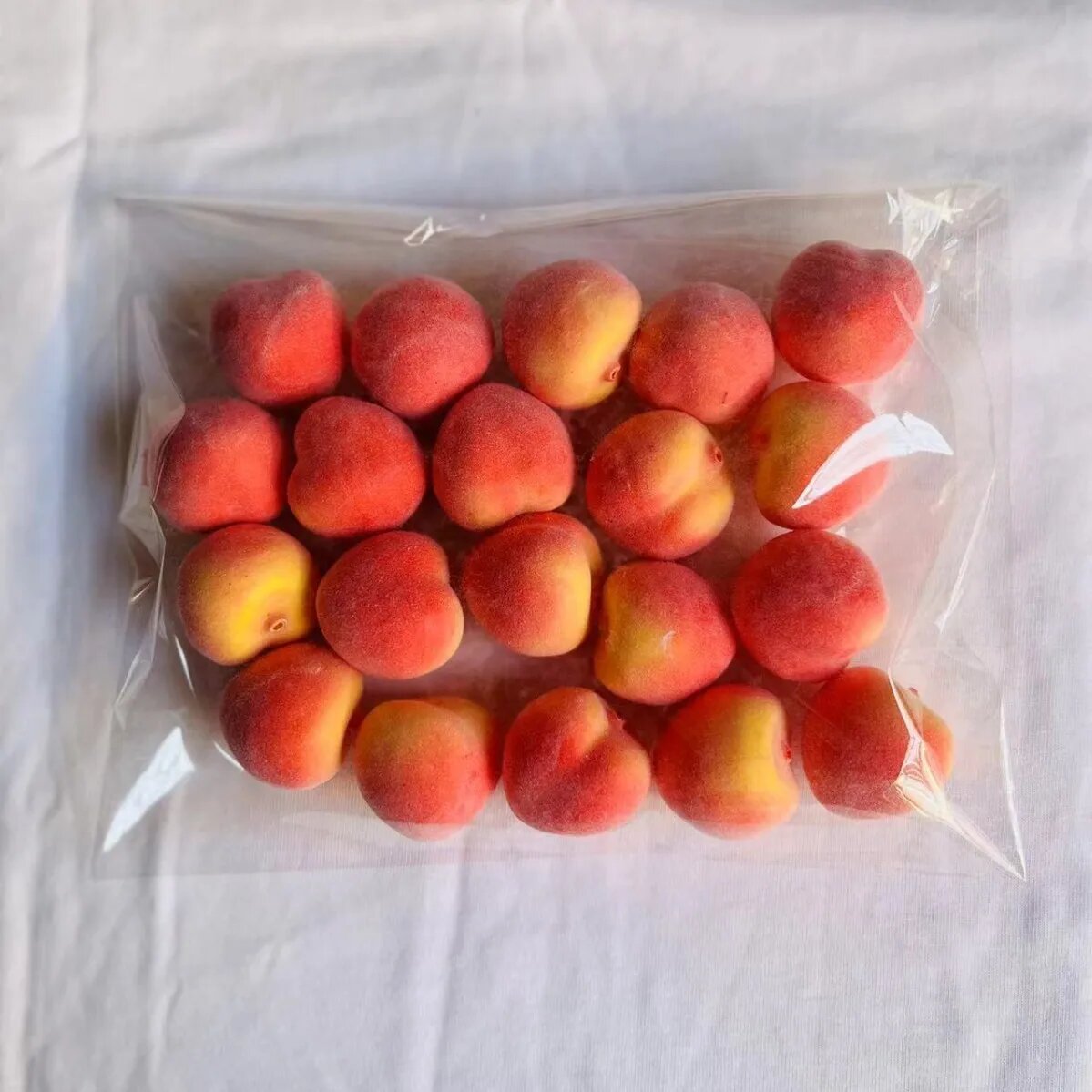 Набор искусственных фруктов и овощей из пенополистирола 10 шт. Оранжевый, Peach