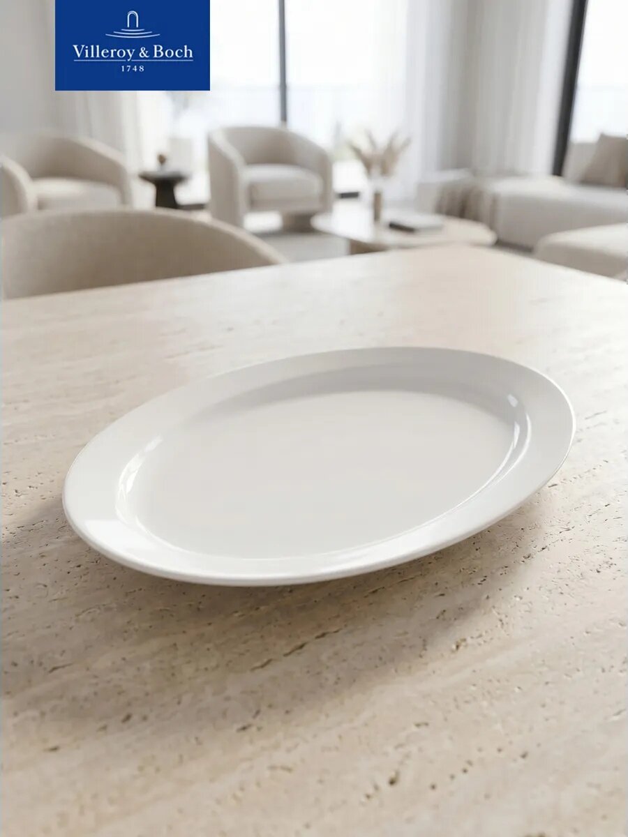 Овальное блюдо 32 см, Corpo White, Villeroy & Boch, Премиум-Фарфор