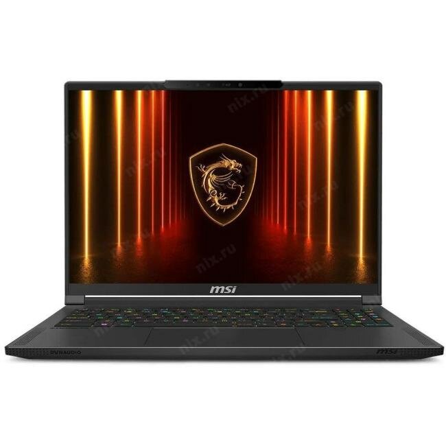 9S7-15FL35-239 MSI Stealth A16 AI+ A3HWHG-239XRU AMD Ryzen AI 9 365/32GbD5)/SSD1Tb/RTX5070Ti 12Gb/16"/OLED/NoOS/Black