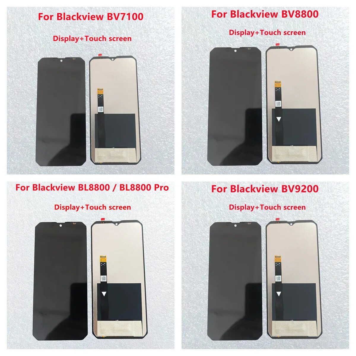 Для Blackview BV7100 BV8800 BL8800 BL8800 Pro BV9200 ЖК-экран сенсорный дигитайзер For BV7100