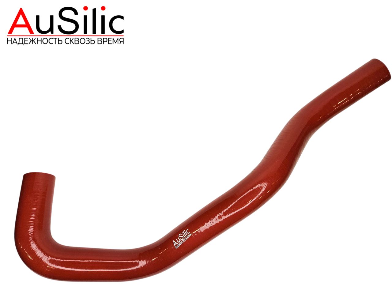 Силиконовый патрубок радиатора нижний AuSilic 10099-SH-red для Great Wall Hover H1, H3, H5 , Haval H5 бензиновый для 1303012K00J
