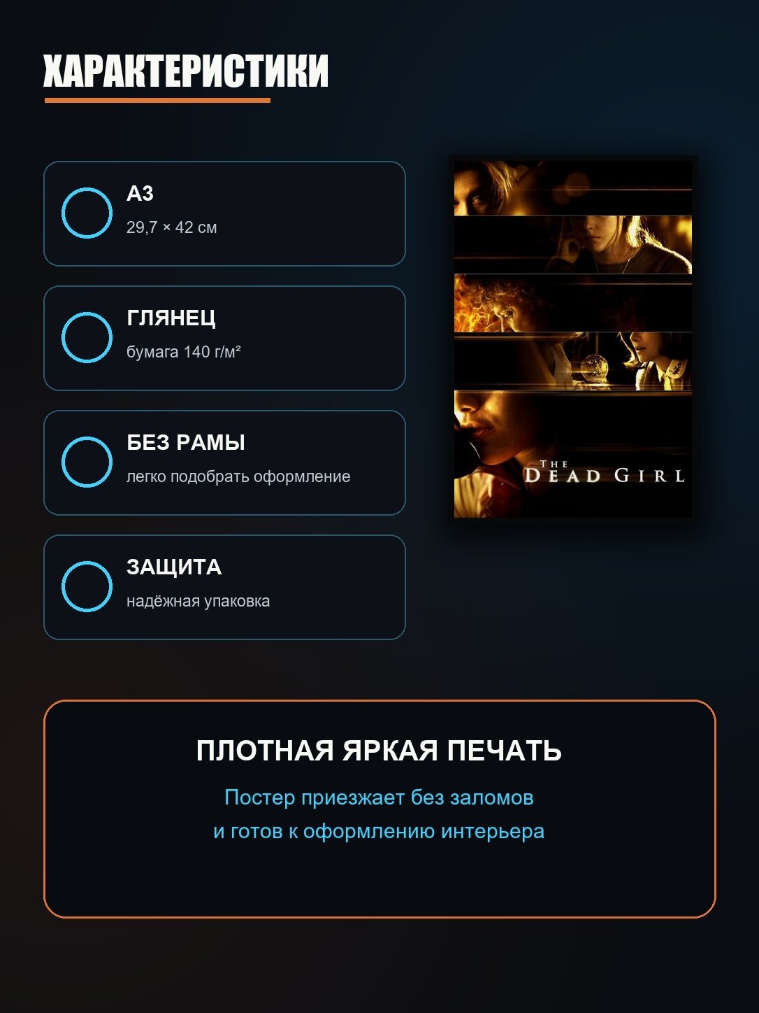 Постер Мёртвая девушка — фото 1
