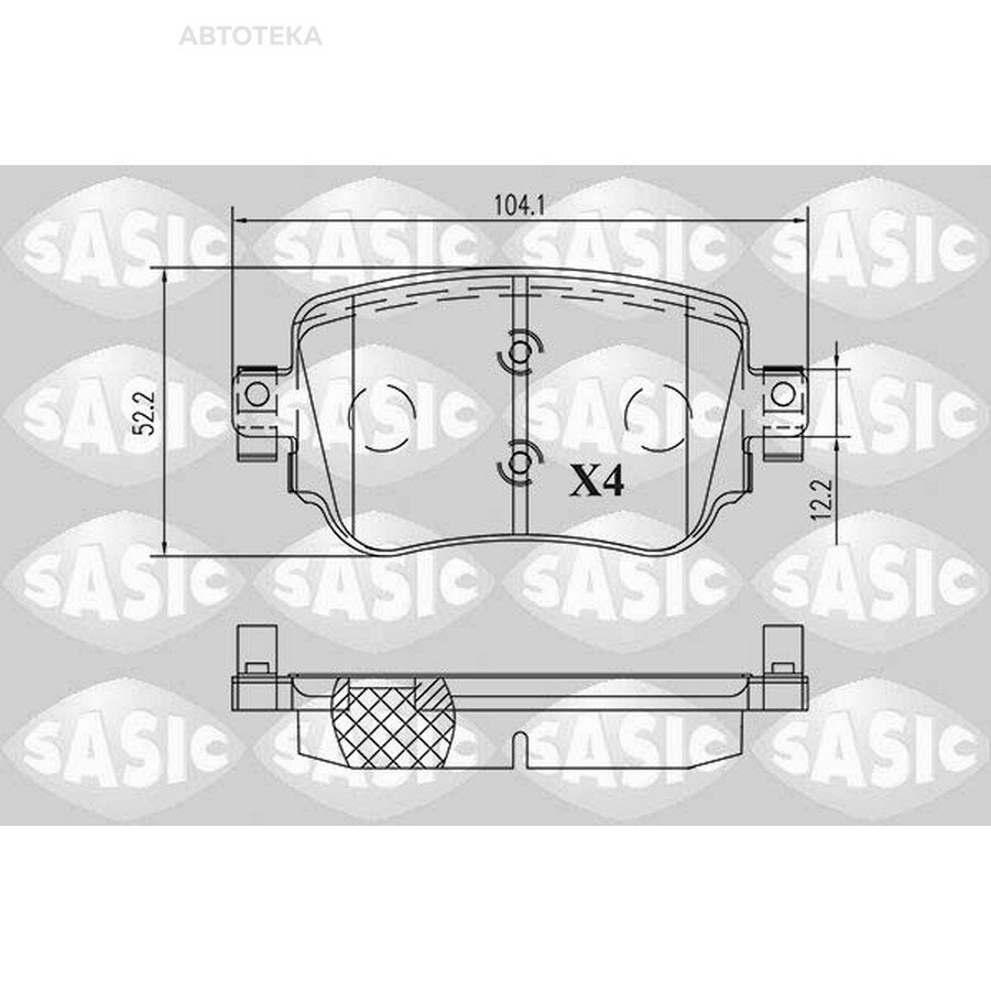 Колодки тормозные VAG A1/Q3/ALHAMBRA/LEON/OCTAVIA/CADDY/POLO SASIC 6216217