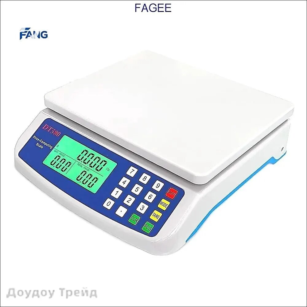 Торговые весы электронные , сенсорным управлением, металл и пластик