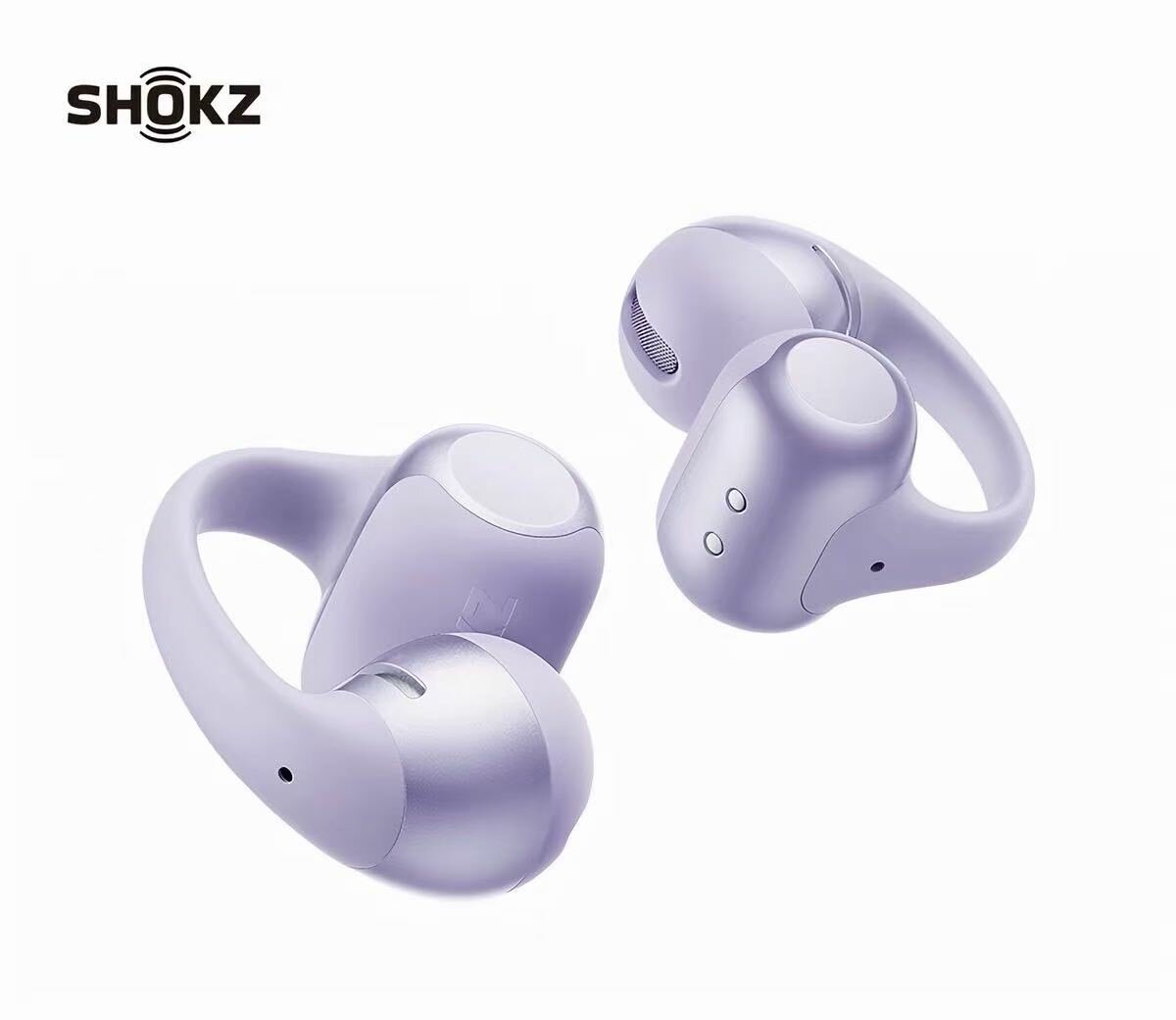 SHOKZ OpenDots 2 E320 Bluetooth-наушники, Вызов с искусственным интеллектом, Шумоподавление, Клипсы