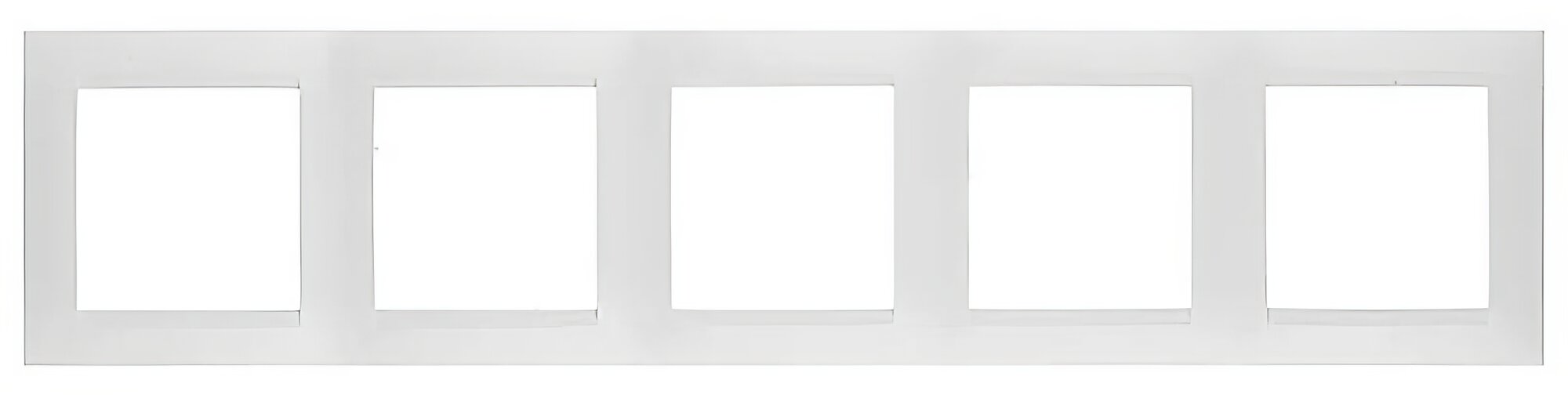Рамка Simon 15 пятиместная белая (1500650-030)