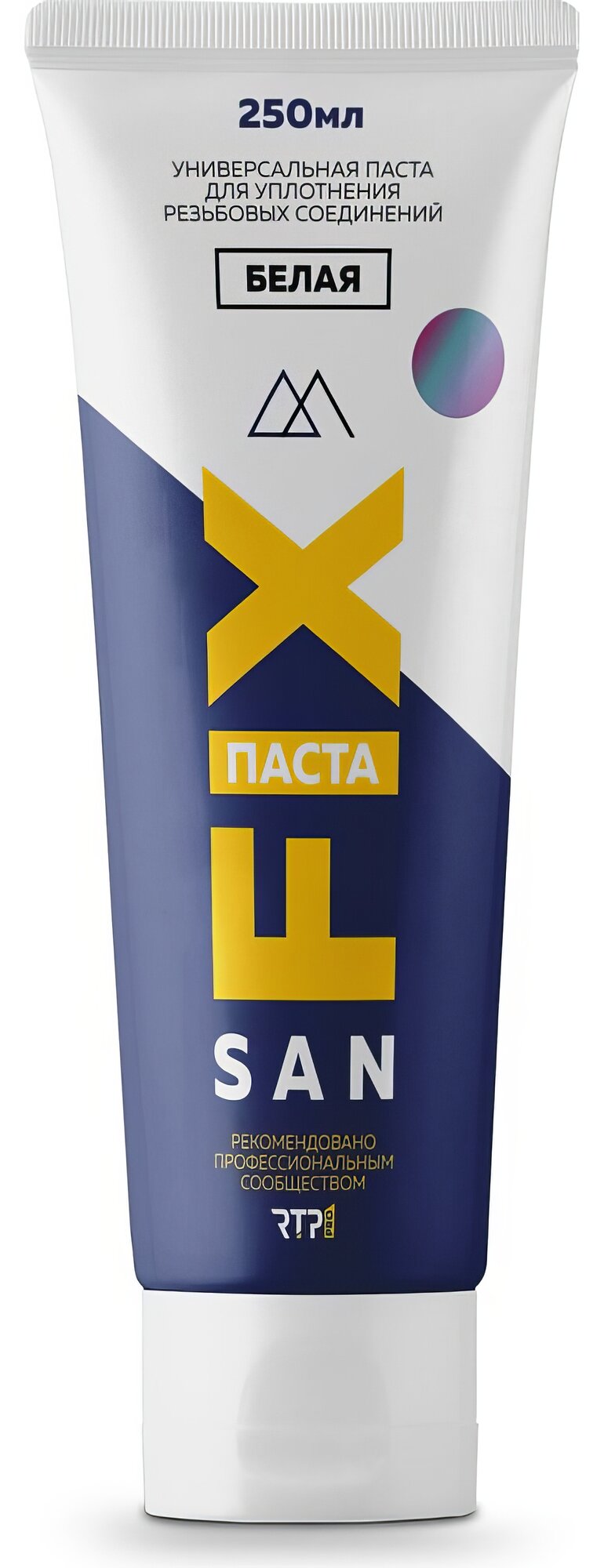 Универсальная паста для уплотнения резьбовых соединений SANFIX 250 мл, в тубе, белая 40717