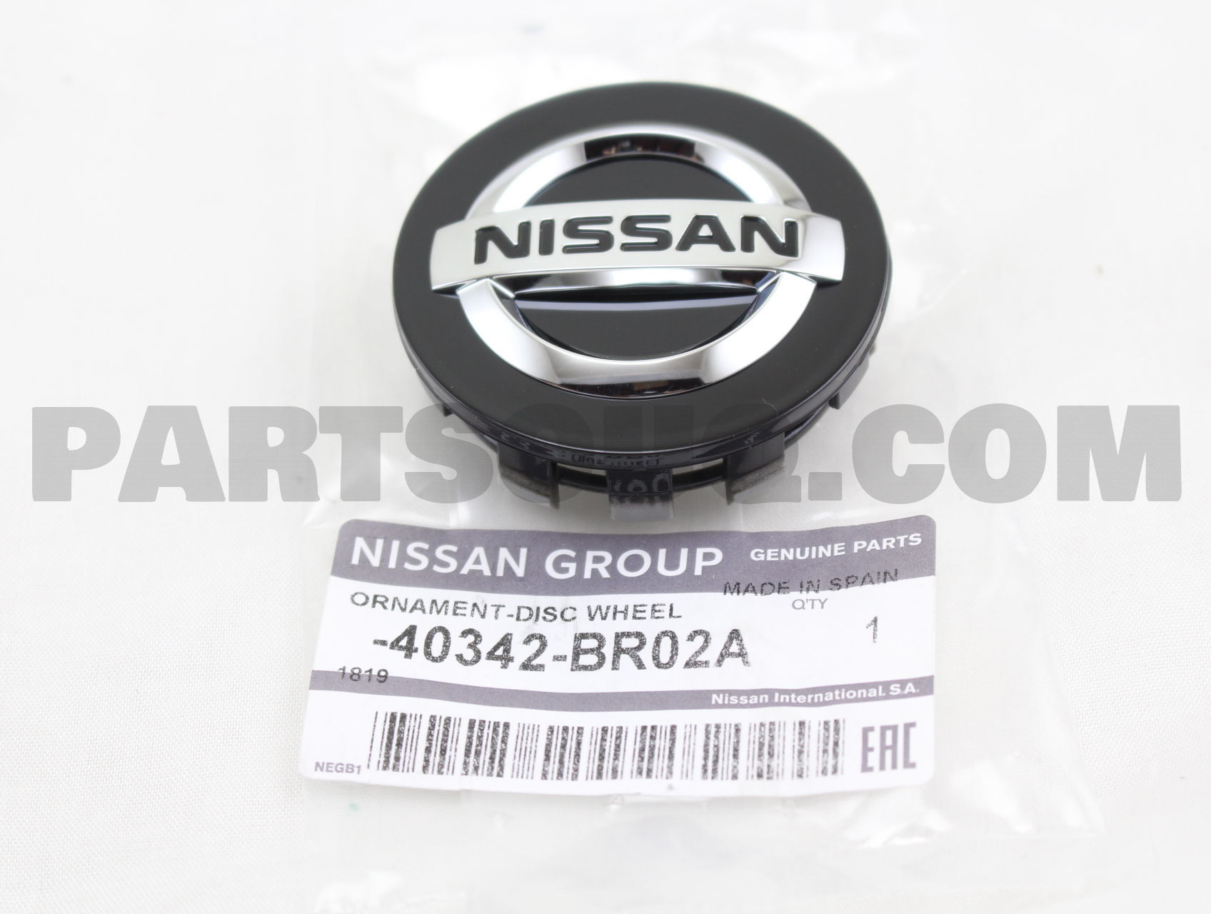 Колпак колёсный (black metallic ) Nissan 40342-BR02A