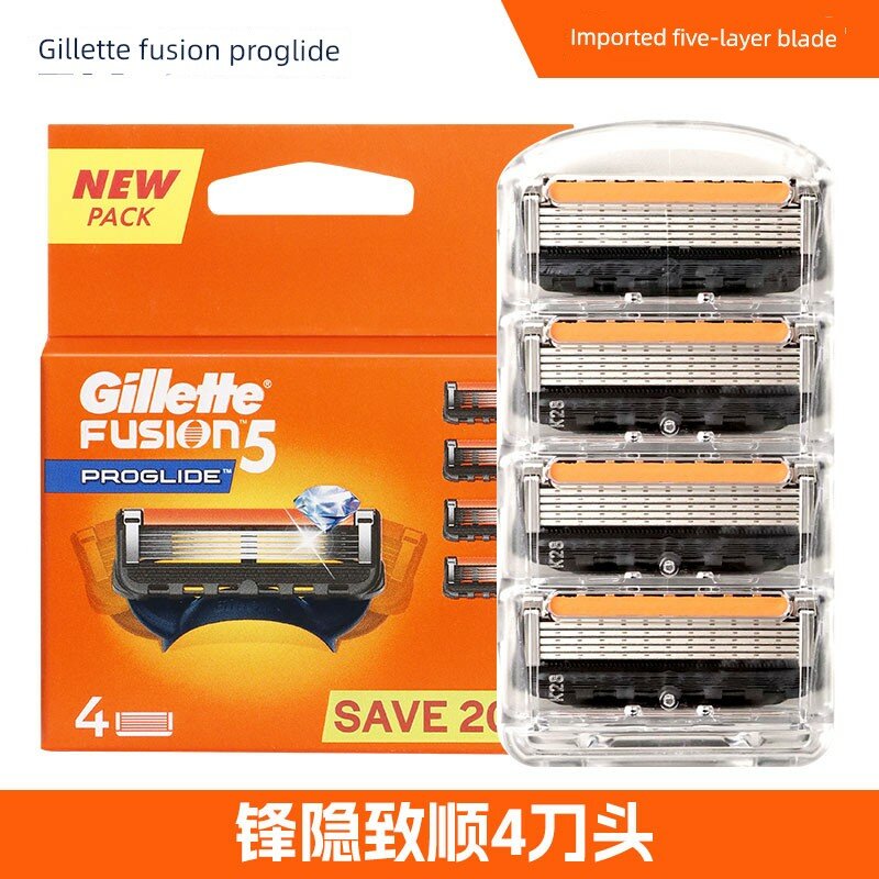 Gillette Silent Smooth Оригинальные лезвия 4 шт. для бритвы