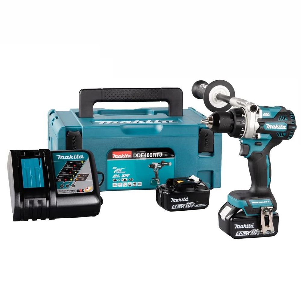 Аккумуляторная дрель-шуруповерт Makita LXT DDF486RTJ
