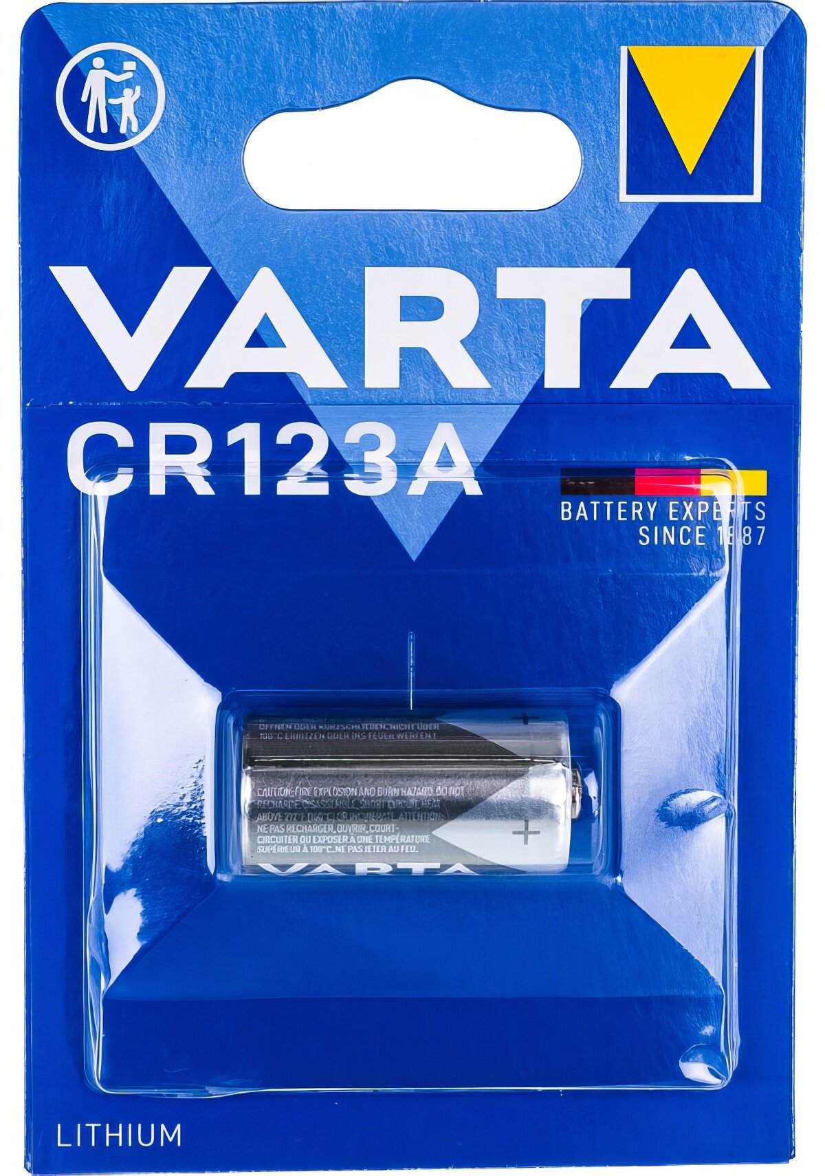 Элемент питания Varta PROFESSIONAL CR123A 06205301401 4008496537280