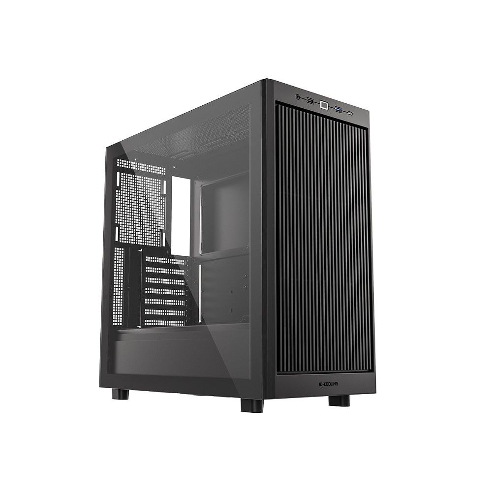 Корпус для ПК ID-Cooling WARE 510 Black (ATX/mATX, TG боковое окно, без вентиляторов, Type-C, CPU до 180мм, GPU до 380мм, Черный)
