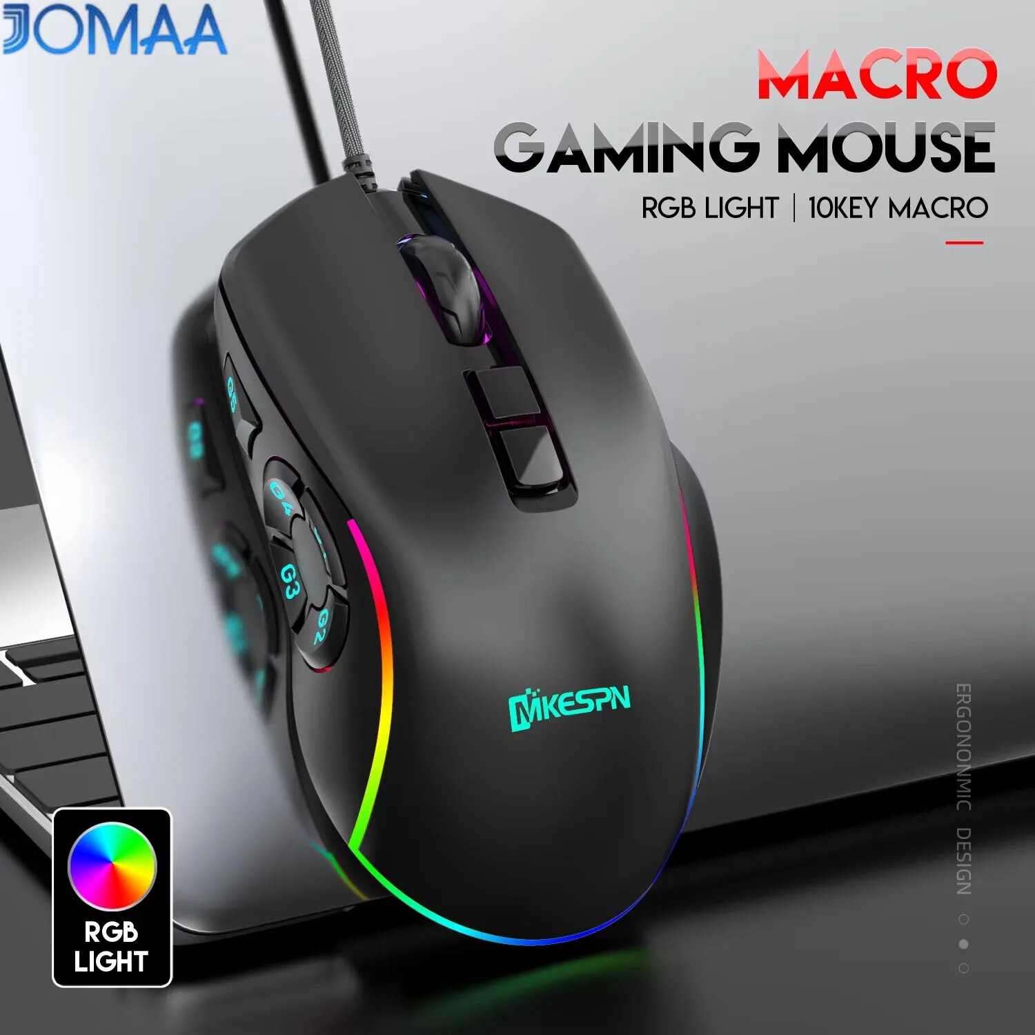 Проводная игровая мышь X9 7200 DPI