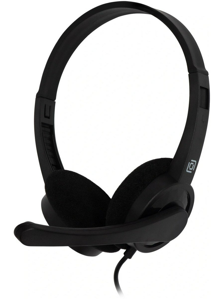 Наушники накладные OKLICK HS-M600 черный (проводные, кабель 1,8 м, Jack 3.5mm) (1900372)