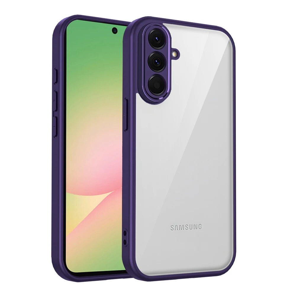 Прозрачный чехол KEYSION для Samsung A57 5G A37 A17, Фиолетовый, фиолетовый, for Samsung A57 5G