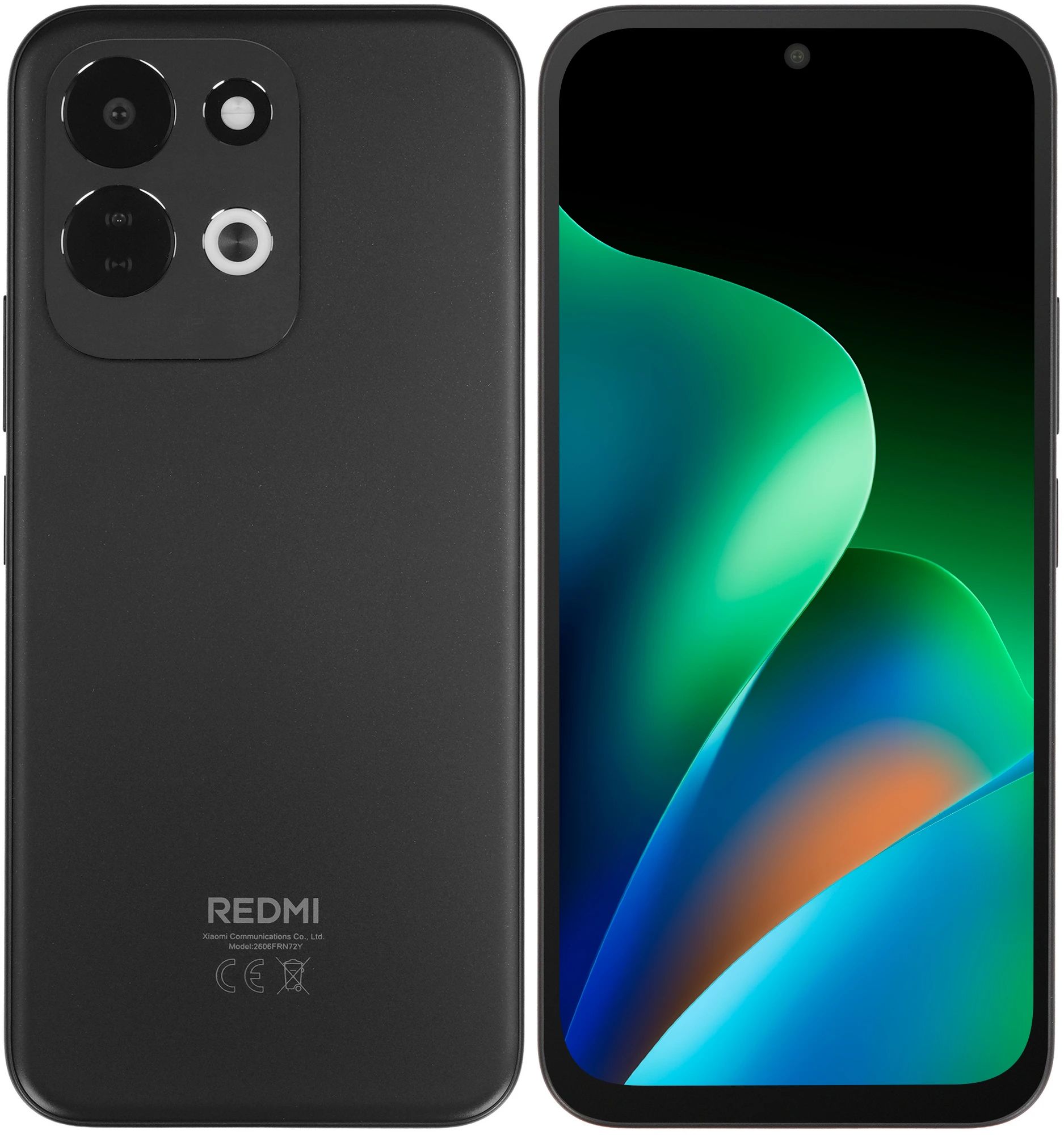 6,9" Смартфон Xiaomi REDMI 17 8/256 ГБ (MZB0PKLRU) 2026, черный - 8 x 2 Ггц, 8 ГБ, 2 SIM, IPS, 1600x720, 50 Мп, 4G (LTE), 7500 мАч