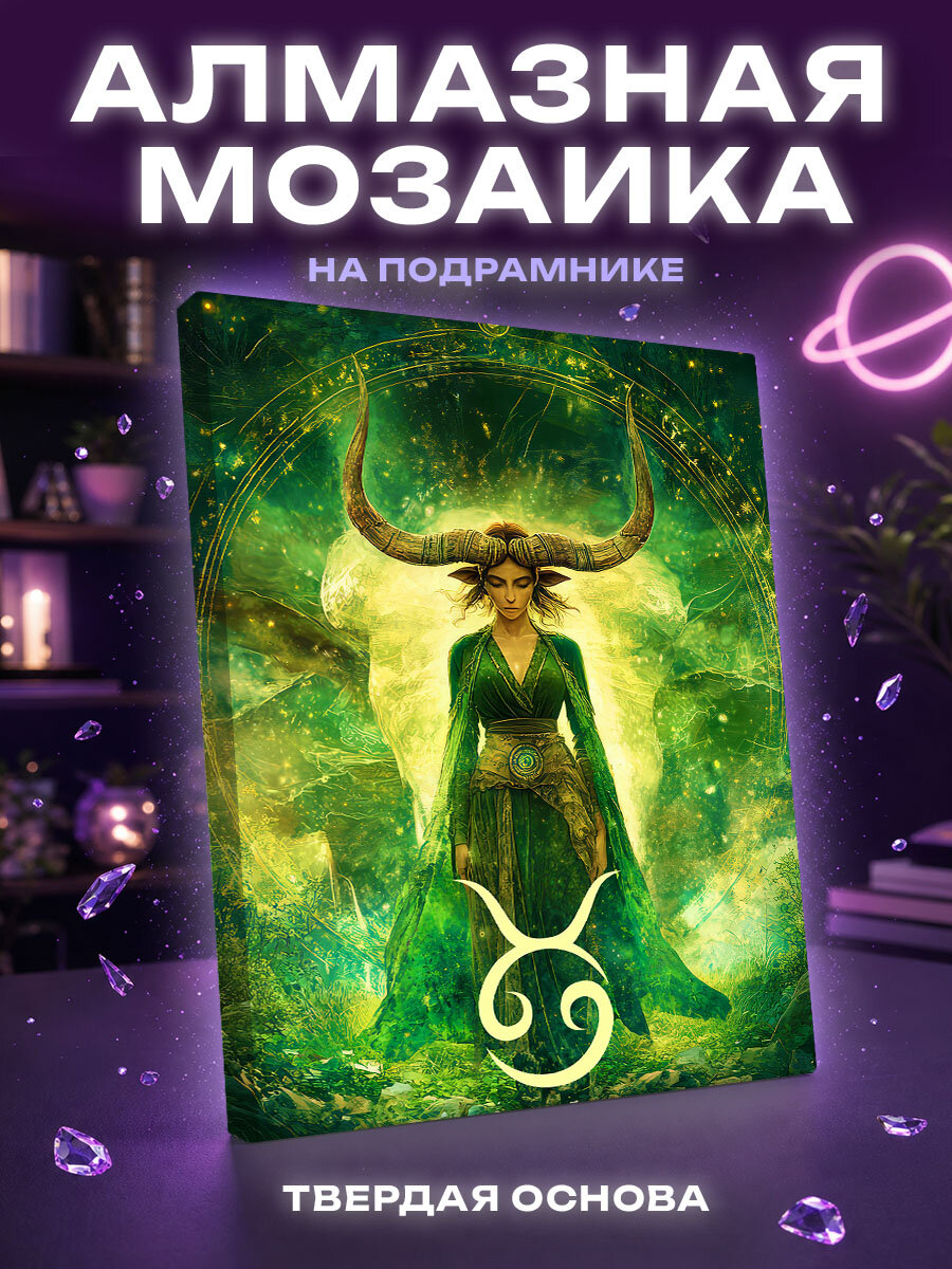 Алмазная мозаика Телец