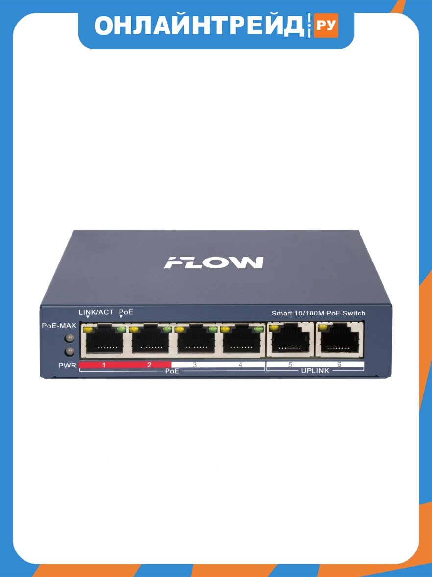 PoE-коммутатор Iflow F-SW-EM206POE-VM