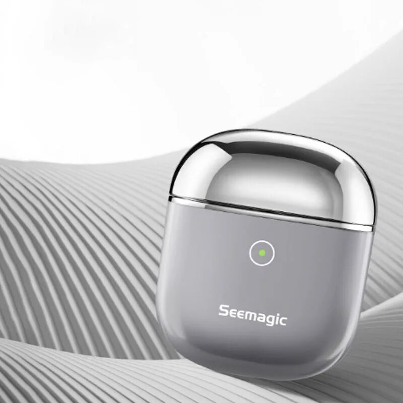 Автоматическая электрическая машинка для стрижки ногтей Seemagic из нержавеющей стали grey