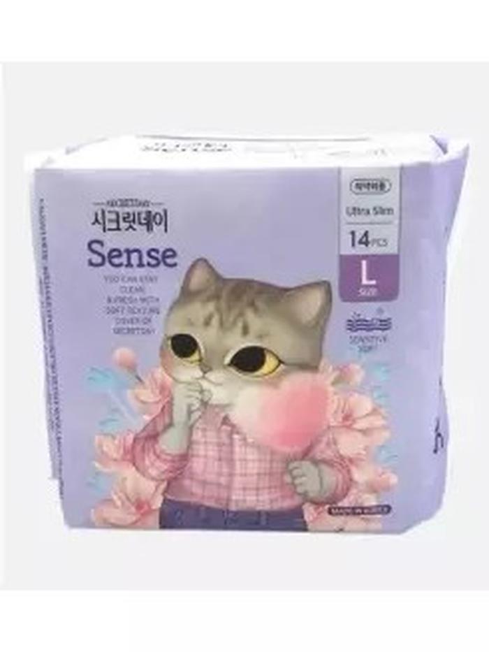 Прокладки женские Secretday Sense хлопковые 29 см 14 шт