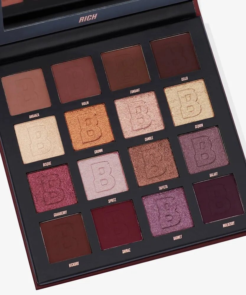 Тени для век BEAUTY BAY RICH 16 colour palette 16x1.4g