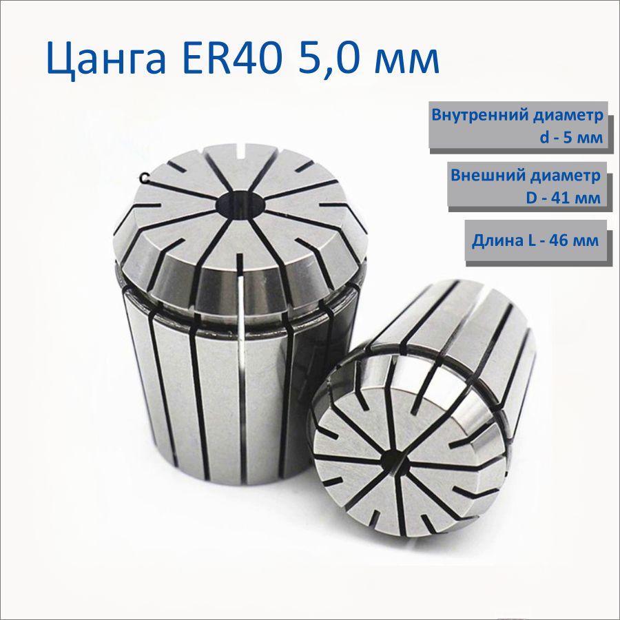 Цанга ER40 5,0 мм
