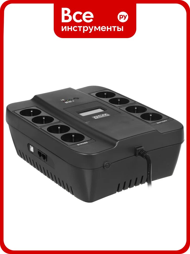 Источник бесперебойного питания Powercom Spider SPD-750U LCD 450Вт 750ВА черный 1138691
