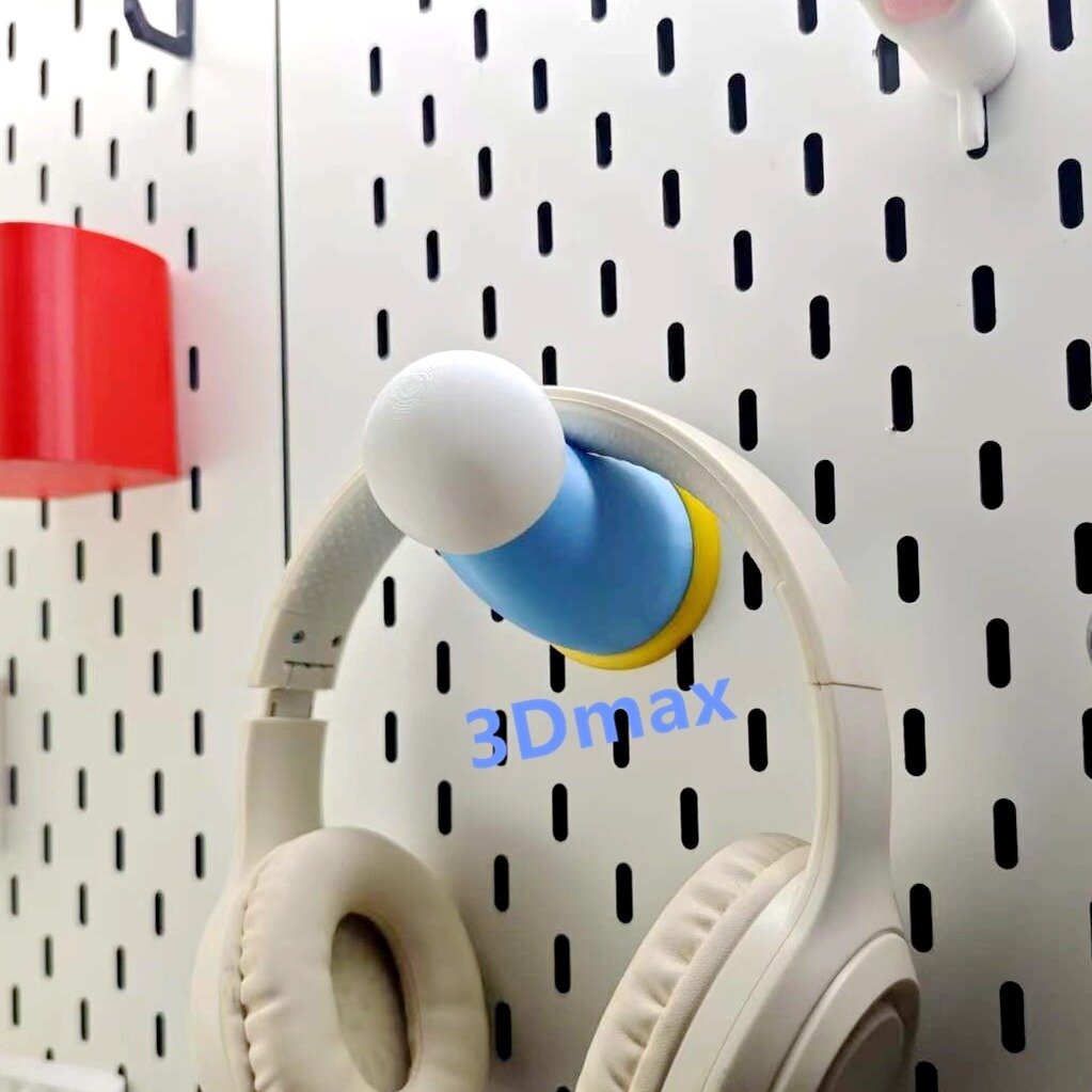 Дораэмон ручной формы универсальный крюк для наушников подходит для IKEA SKADIS (5 мм толщина) аксессуары