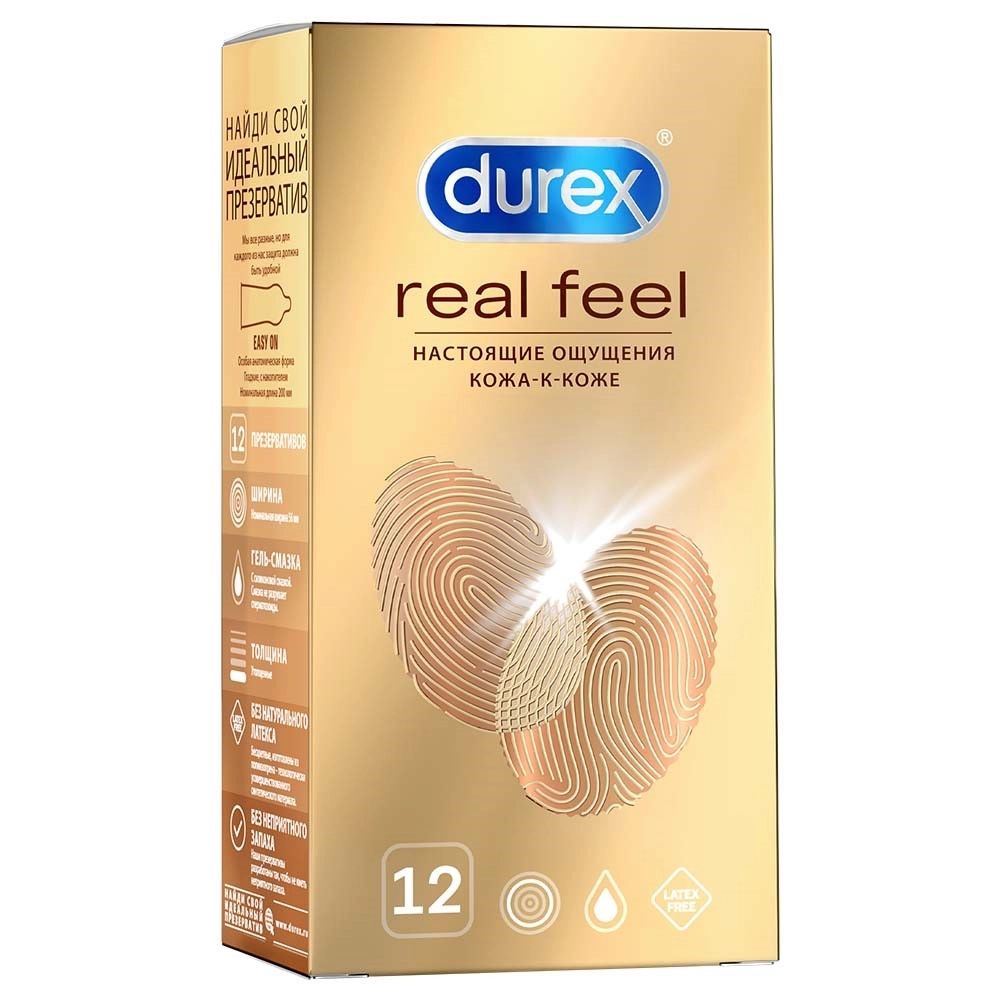 Дюрекс Дюрекс презервативы Real Feel №12